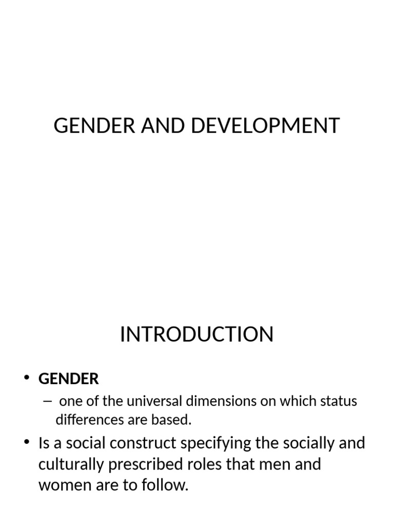 Understanding Gender Development Theories | PDF | Gender Studies | Gender