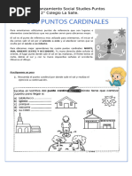 Puntos Cardinales: Guía para Niños | PDF | Brújula | Navegación