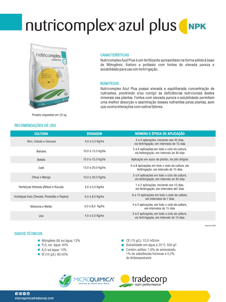 Nutricomplex Azul | PDF