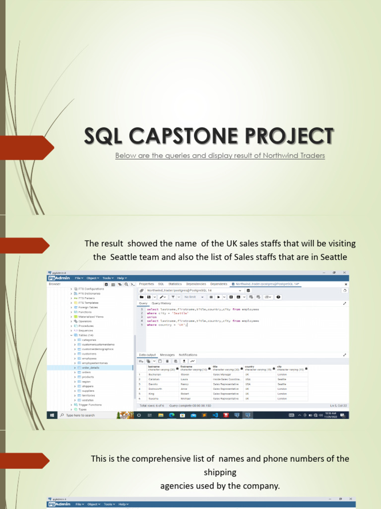 SQL Capstone Project | PDF