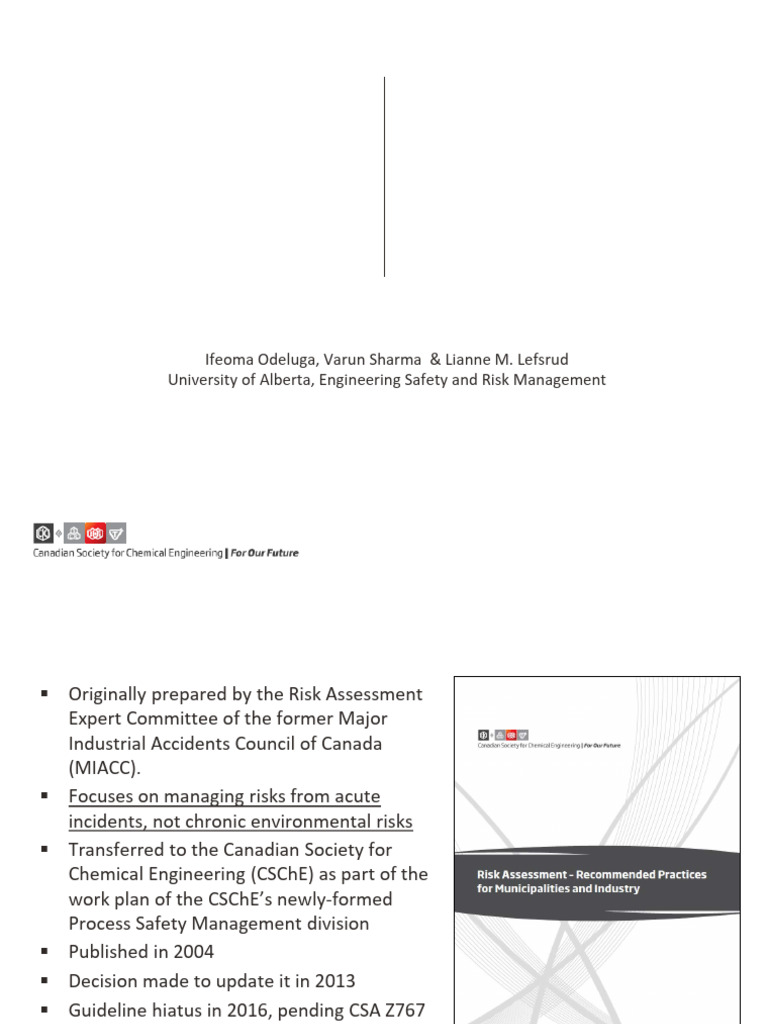 Presentation - Quantitative Risk Assessment | PDF | Risk | Dangerous Goods