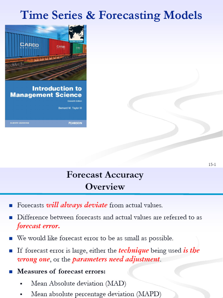 Forecasting Acurracy Overview | PDF | Forecasting | Regression Analysis
