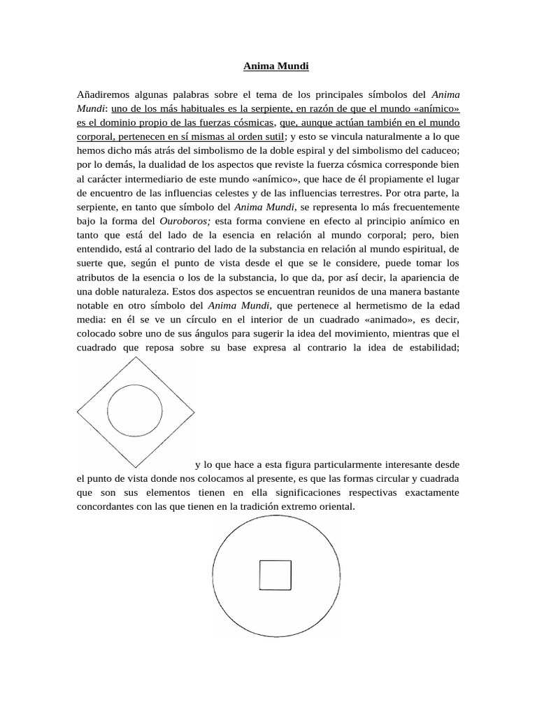 Símbolos del Anima Mundi y su Dualidad | PDF | Yin y yang