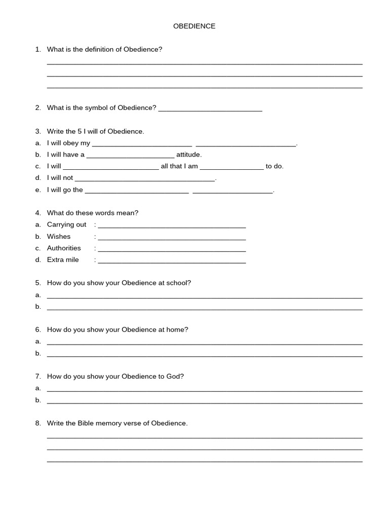 Symbols and Expressions of Obedience | PDF