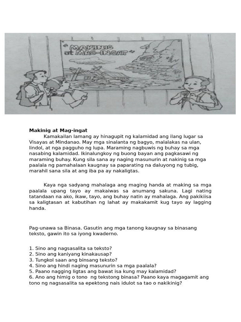 Literacy Sa Filipino 07-18-2025 | PDF