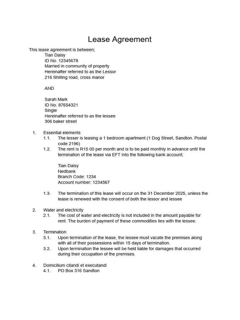 Contracts - Examples | PDF