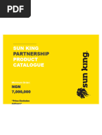 Sun King Solar Products Overview | PDF | Photovoltaic System | Solar Power