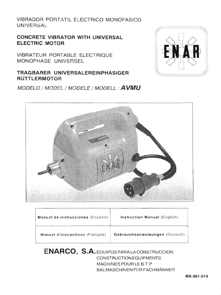 Manual Operario AVMU | PDF