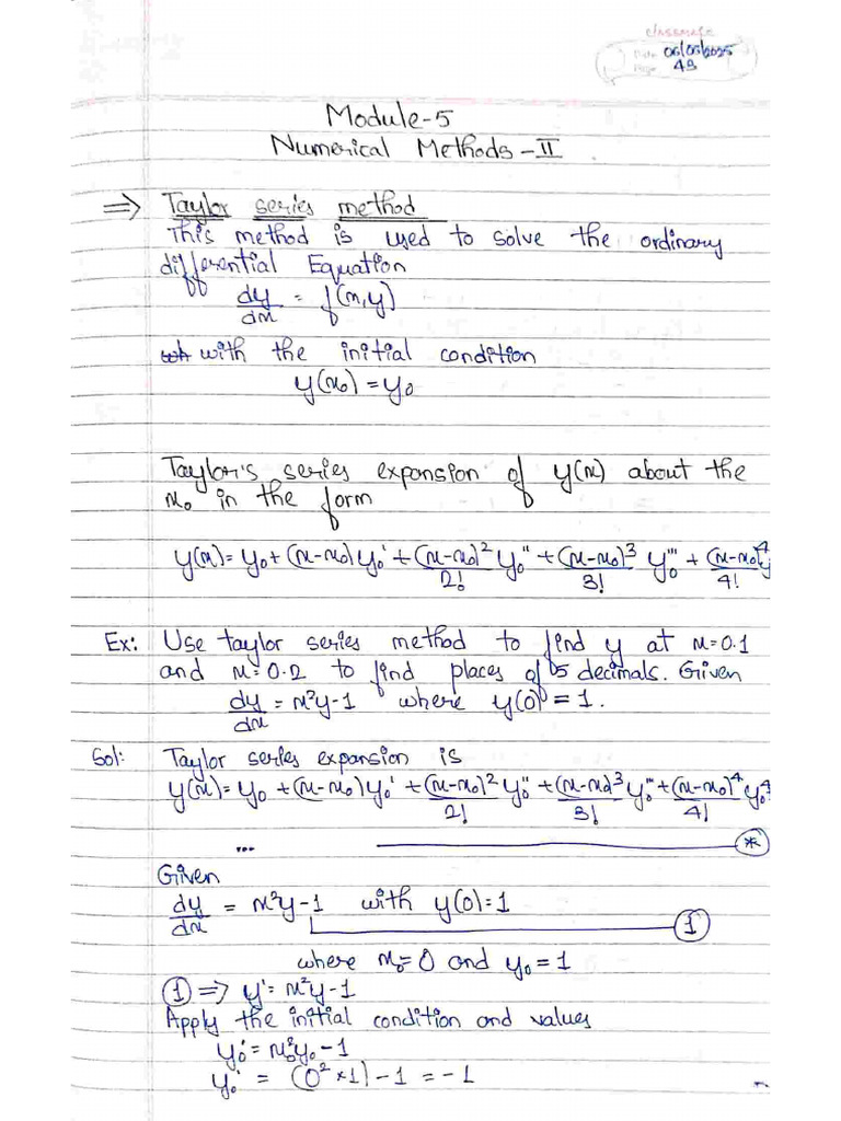 MATM21 (2024-25) Math Notes Module 5 | PDF