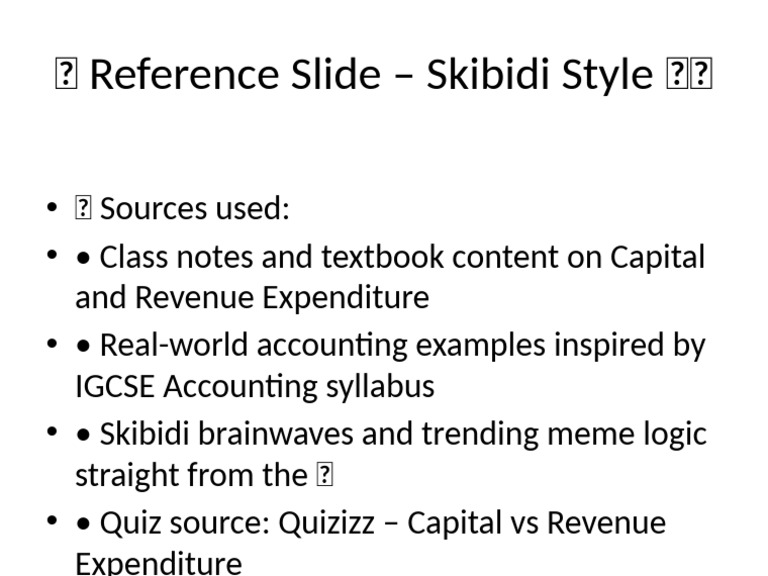Skibidi Reference Slide | PDF