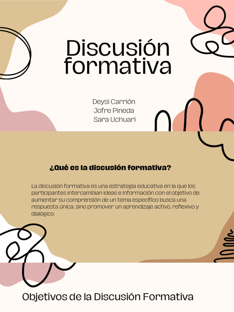 Estrategias de Discusión Formativa en Educación | PDF | Evaluación ...