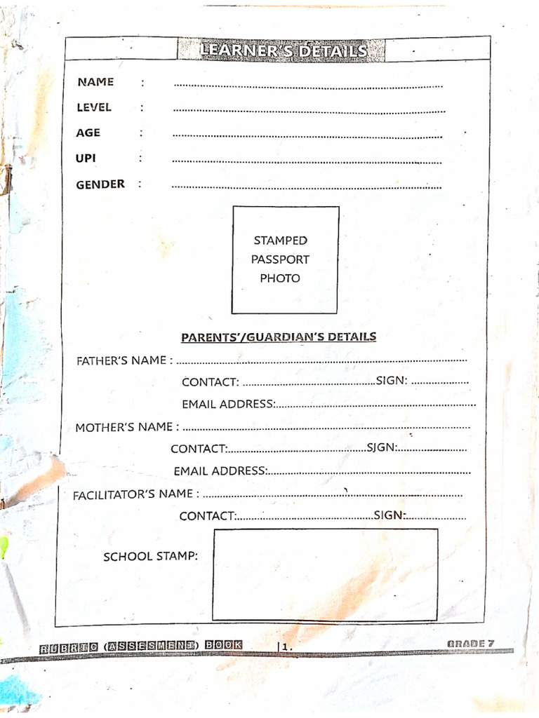 Grade 7 Assessment | PDF