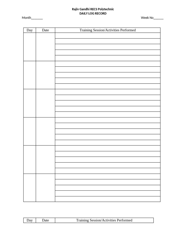 Log Book | PDF