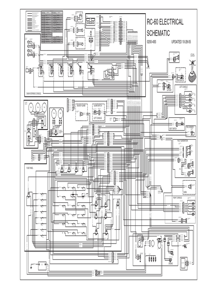 RC60 Electrical Schematic | PDF | Electromagnetism | Electronics