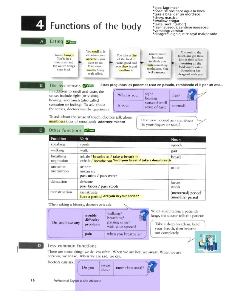 Functions of The Body | PDF