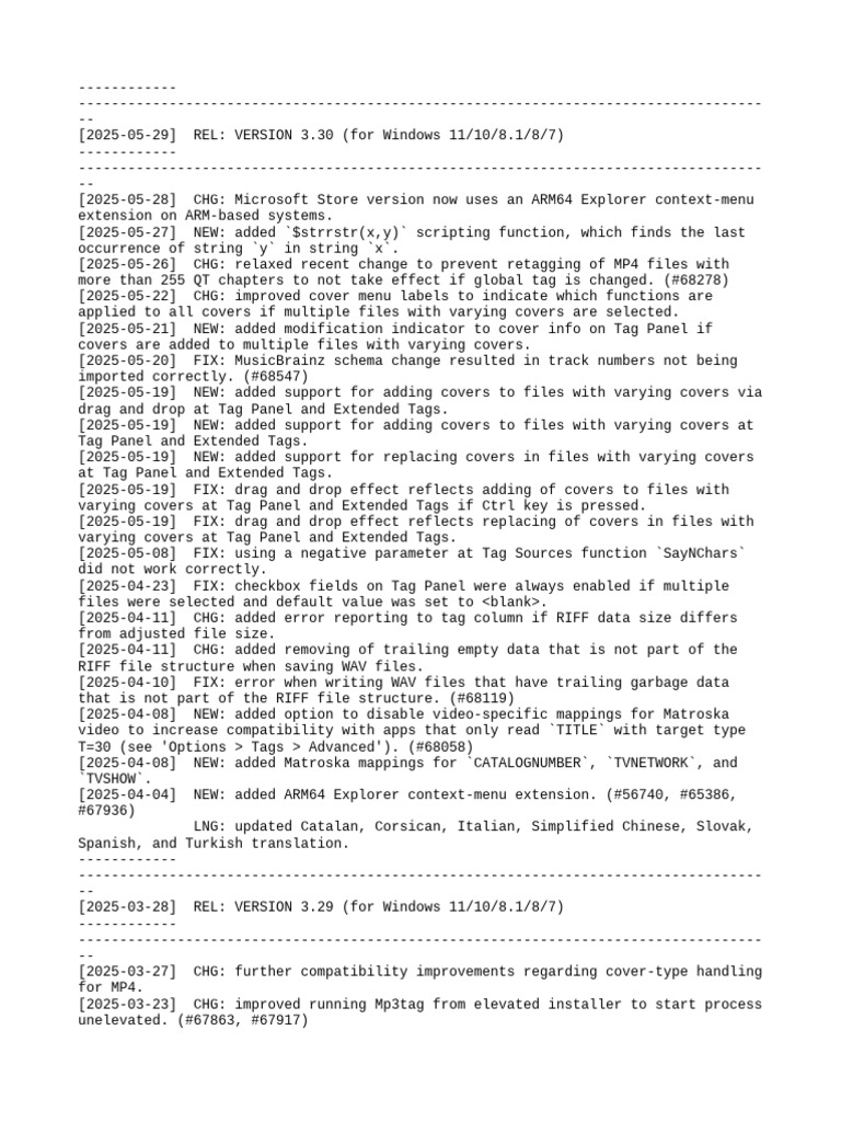 MP 3 Tag Version | PDF | Computer File | System Software