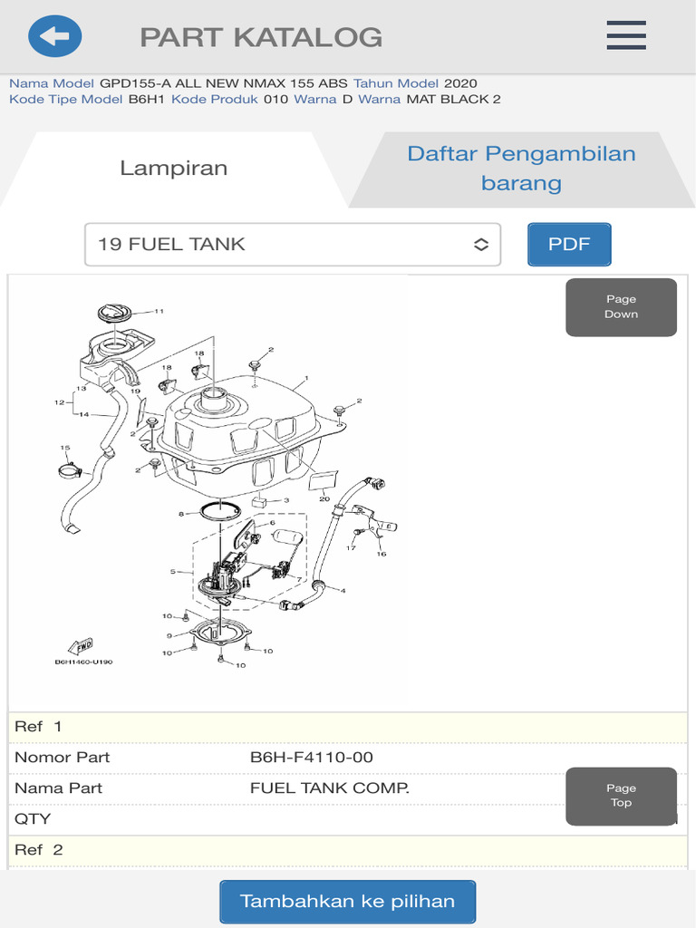 YAMAHA Parts Catalogue | PDF