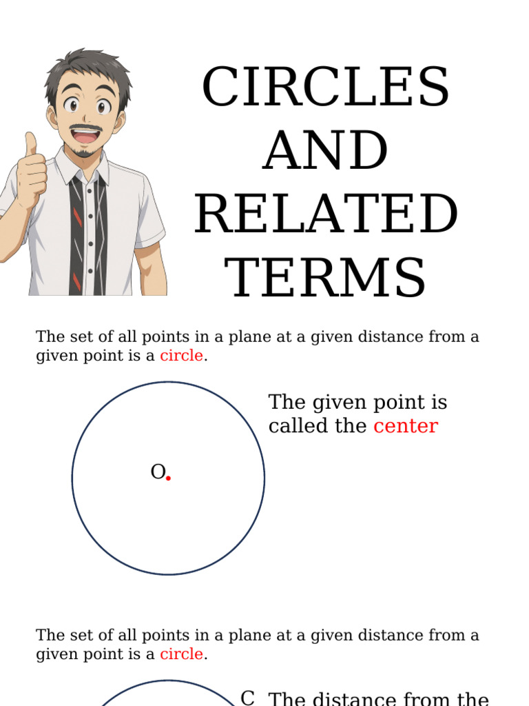Understanding Circle Terminology | PDF | Circle | Tangent