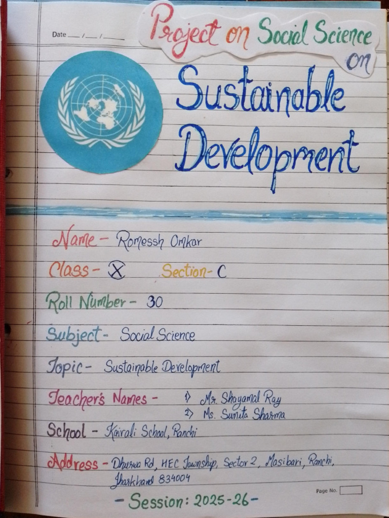 Sustainable Development Project | PDF