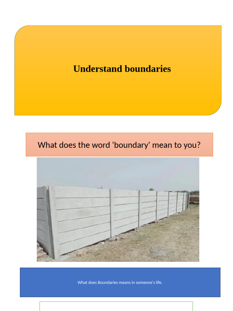 Kids' Guide to Personal Boundaries | PDF