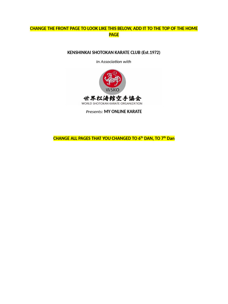 Change The Front Page To Look Like This Below-5 | PDF
