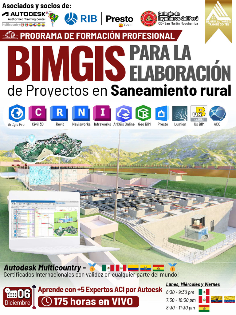 PFP. BIMGIS para Proyectos de Saneamiento (175 HRS) | PDF | Sistema de ...