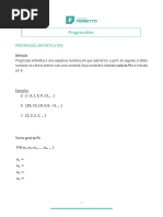 Resumo de Fórmulas de PA e PG | PDF | Sequência | Matemática elementar