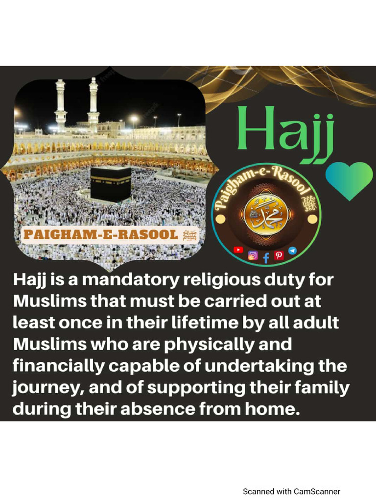 Haj Pilgrimage | PDF