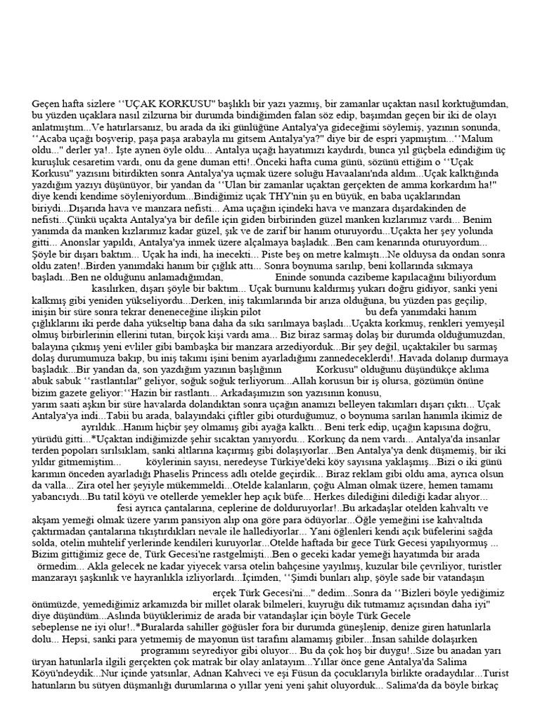 Az Biraz Antalya - Tekin ARAL | PDF