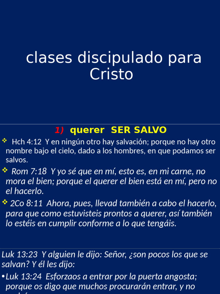 Querer Ser Salvo Voluntad | PDF