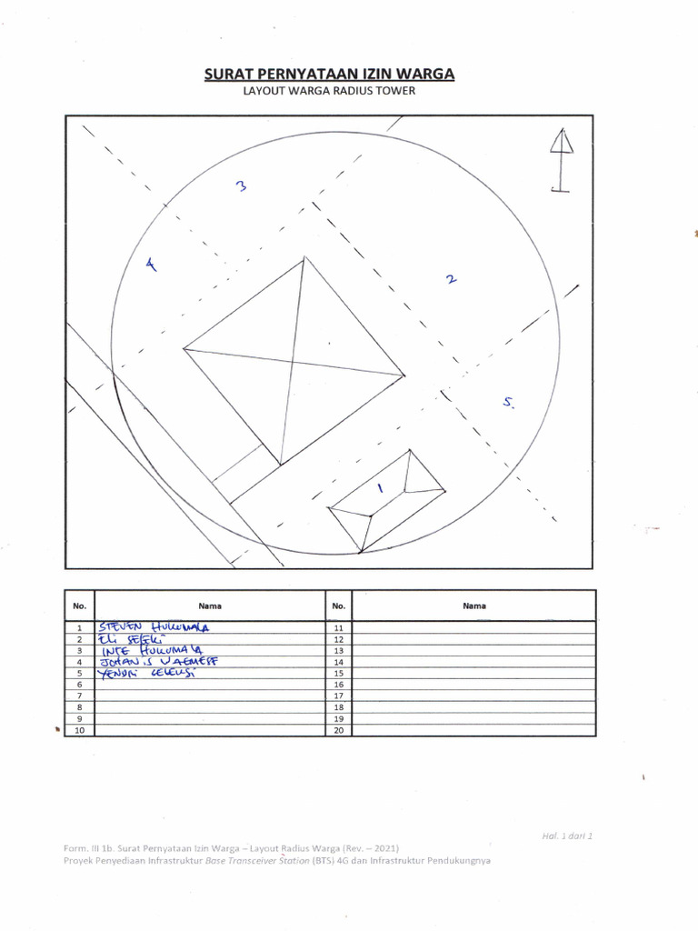 Fix Layout Radius Warga Waewali | PDF