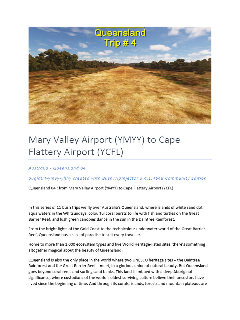 Australia Queensland-04 VFR Mary Valley | PDF | Earth Sciences ...
