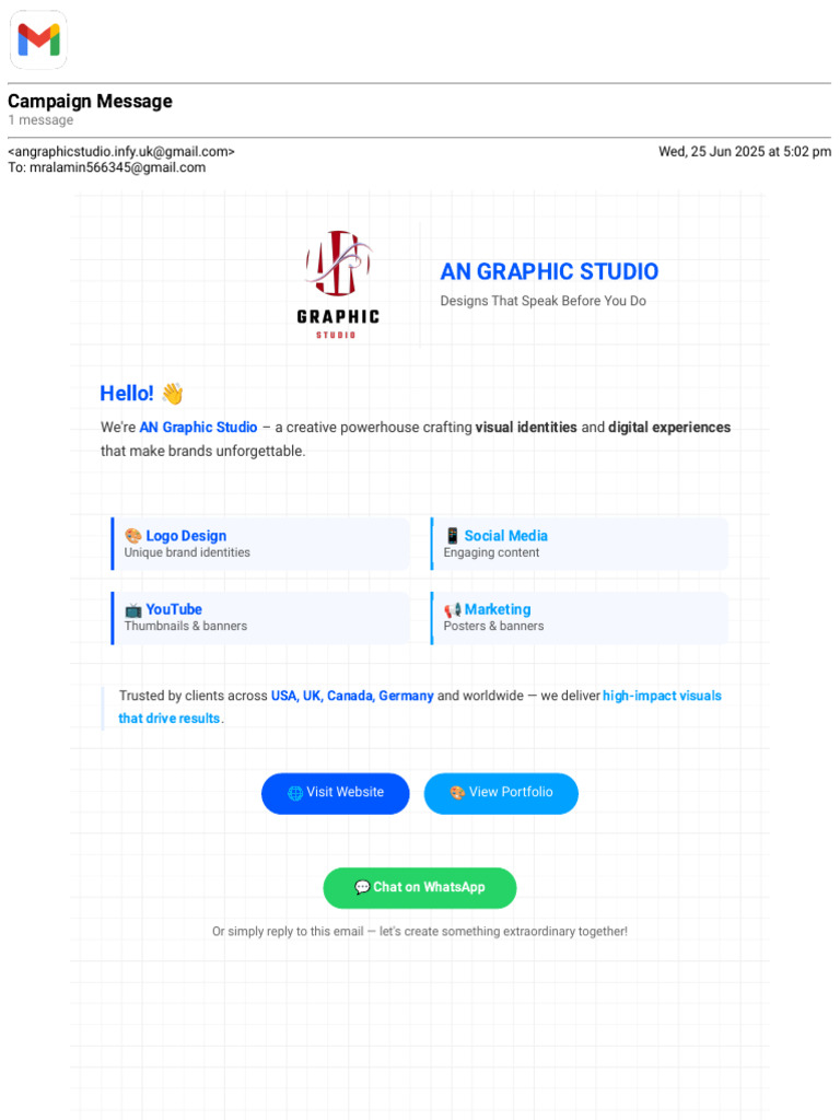 Gmail - Campaign Message | PDF