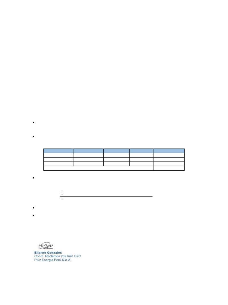 Carta Informativa Formato | PDF