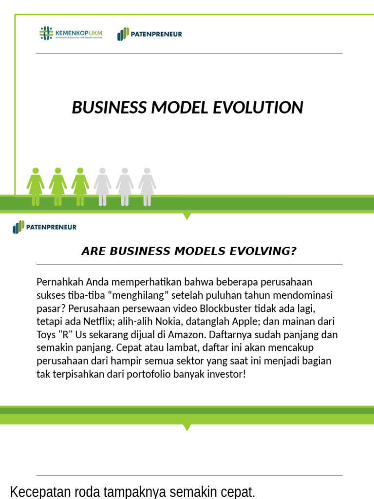 Evolusi Model Bisnis dari Masa ke Masa | PDF