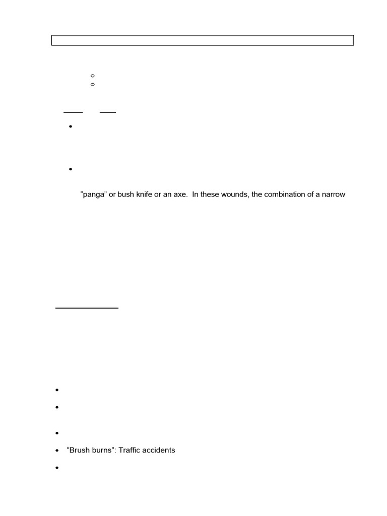 Blunt & Sharp Force Injuries | PDF | Wound | Bleeding