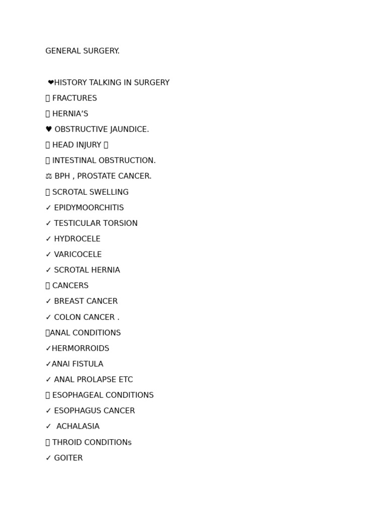 General Surgery | PDF