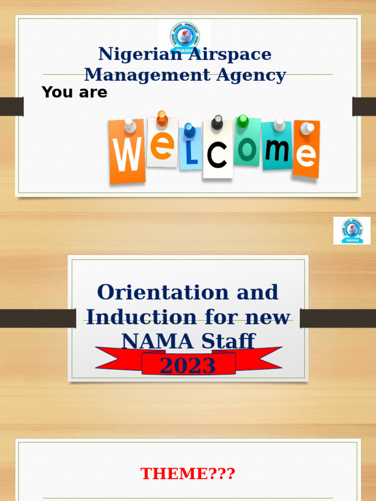 DHR Orientation and Induction For New NAMA Staff | PDF | Aviation