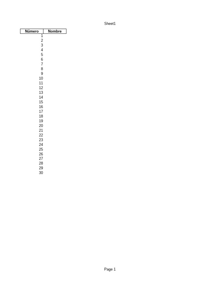 Rifa 30 Numeros | PDF