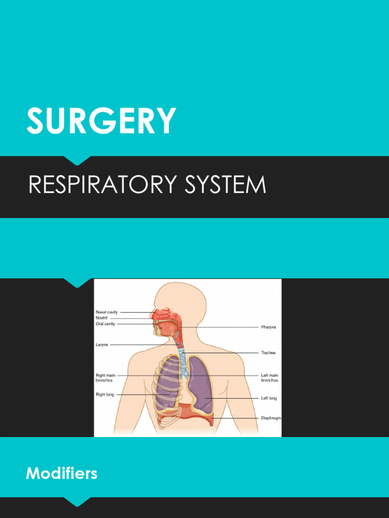 CPT Codes for Respiratory Surgeries | PDF | Human Nose | Lung