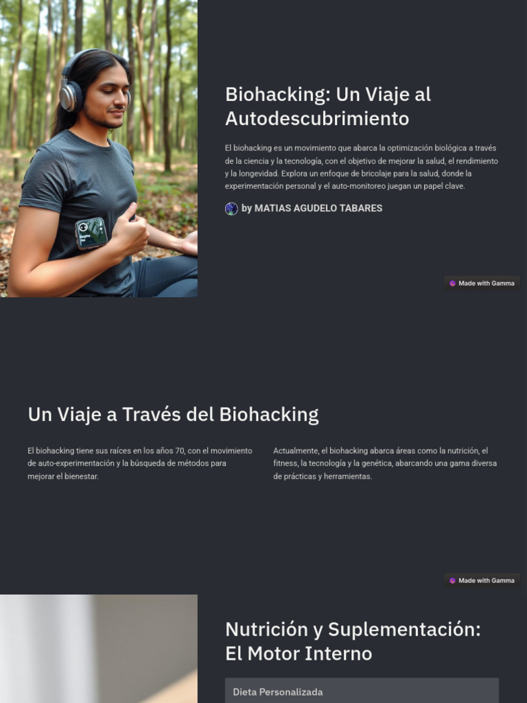 Biohacking Un Viaje Al Autodescubrimiento | PDF | Genética | Tecnología ...