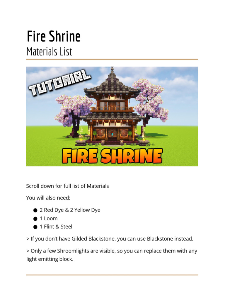 Fire Shrine | PDF