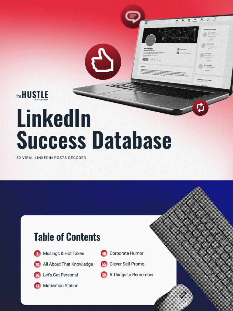 eBook-The Hustle-LinkedIn Success Database - 50 Viral Posts Decoded-1 ...