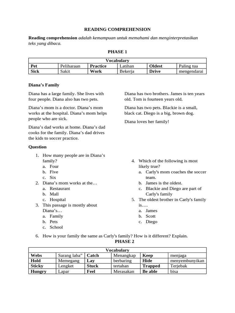 Spider Reading Comprehension Guide | PDF | Spider Web | Spider