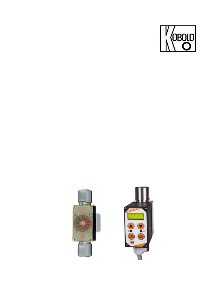 Manual Paddle Flow Sensor DF | PDF | Electromagnetic Compatibility ...