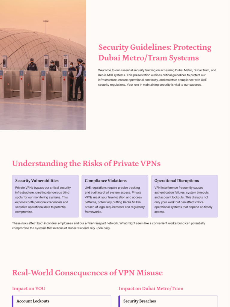 VPN Security Guidelines Protecting MetroTram Systems | PDF | Virtual Private Network ...