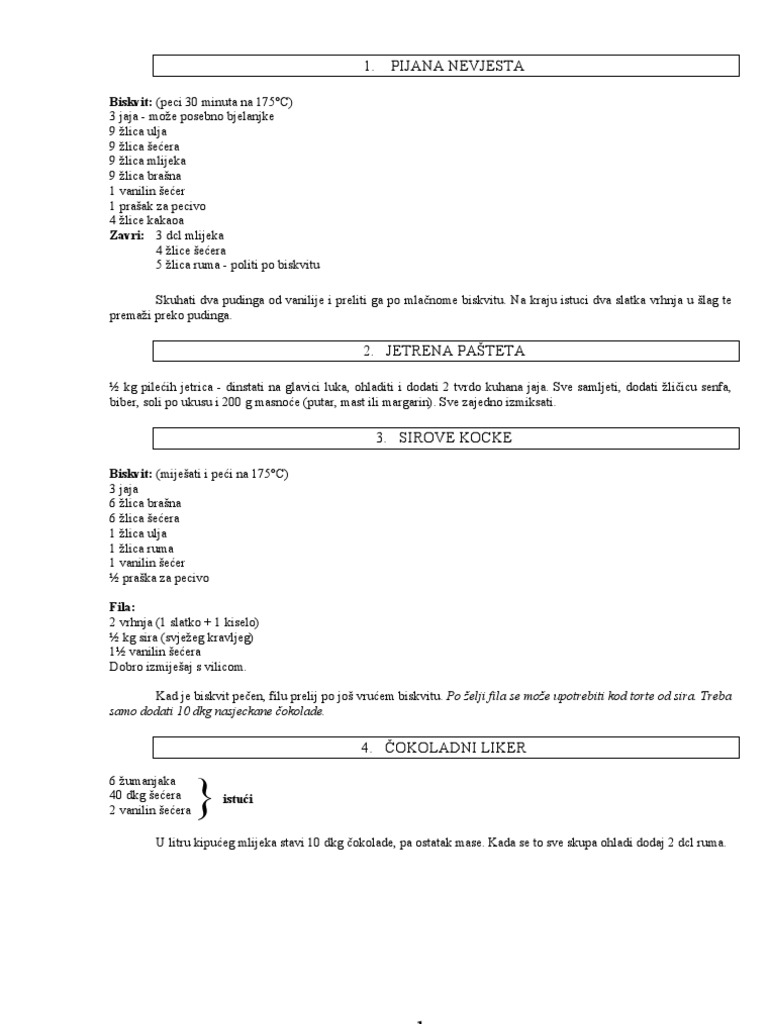 Recept I | PDF