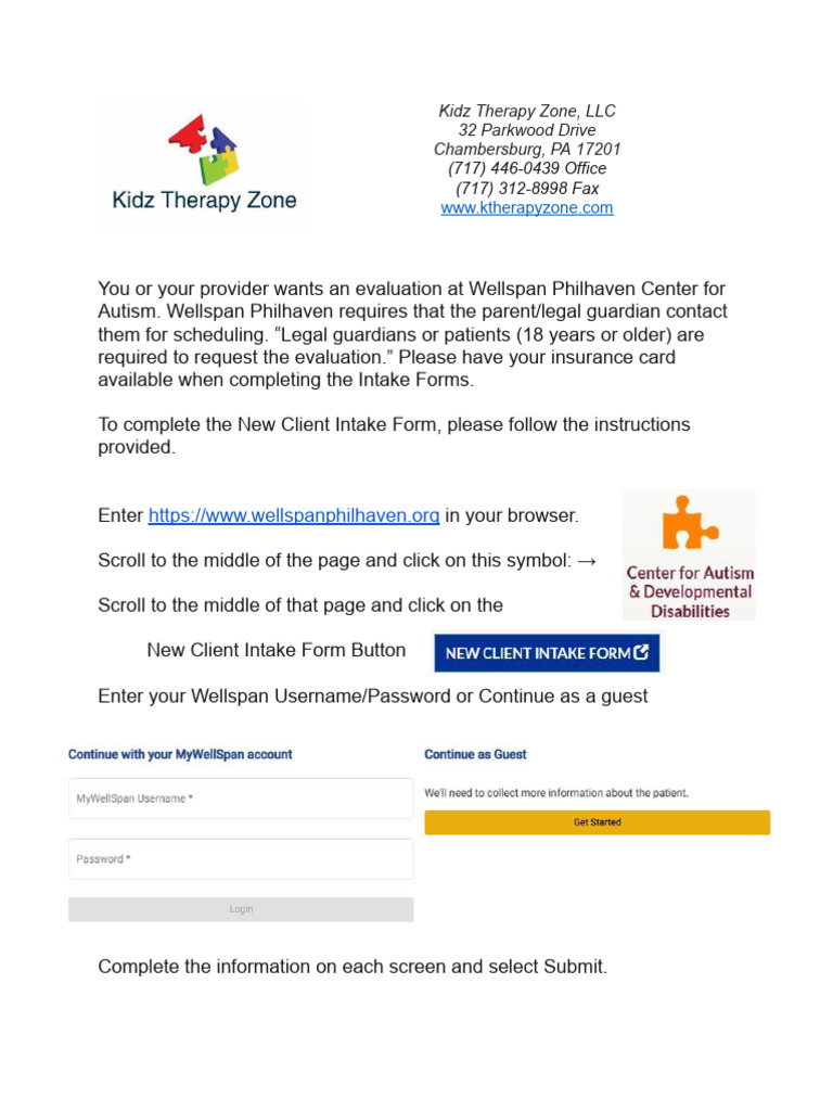 Autism Referral Walk Through | PDF