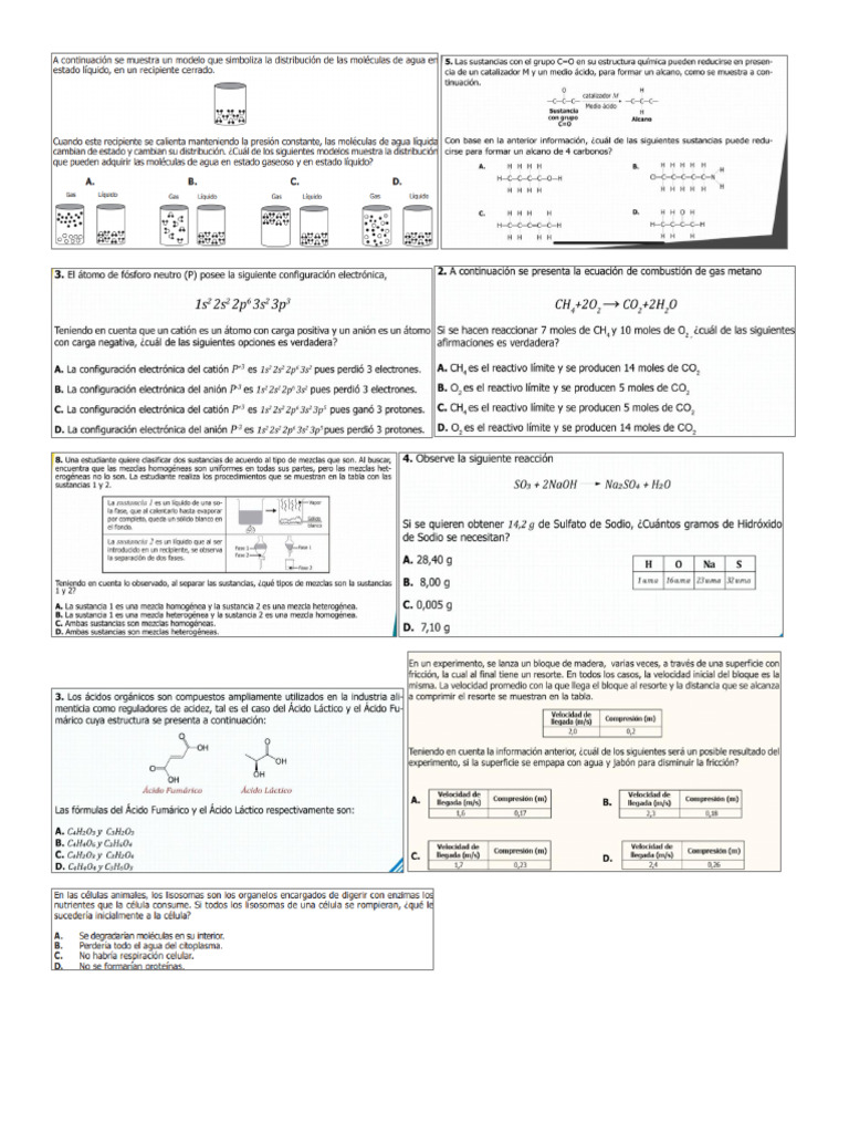 Material Icfes Ciencias N | PDF