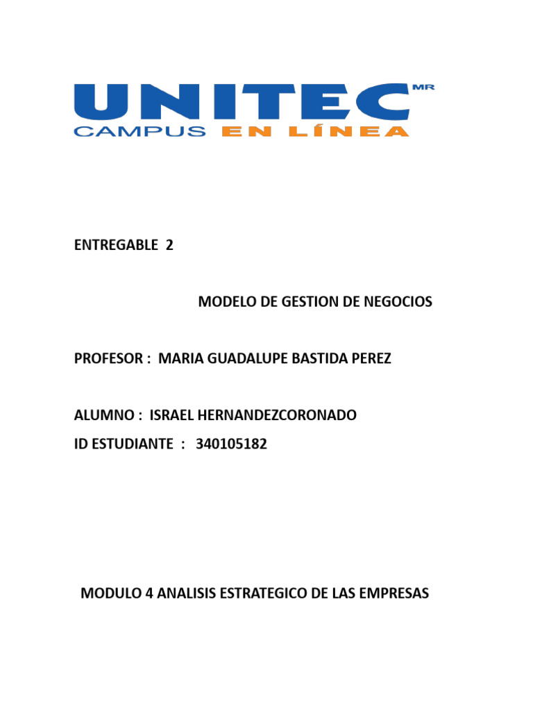 U4 - E2 - IHC PDF | PDF | Análisis FODA | Calidad (comercial)